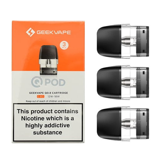 Geek Vape Q Replacement Pods - 3 Pack | £8 | FREE UK Delivery! – Vape Hound